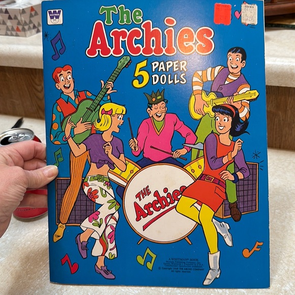 the Archies | Toys | 969 Rare Vintage The Archies 5 Paper Doll Cut Outs ...